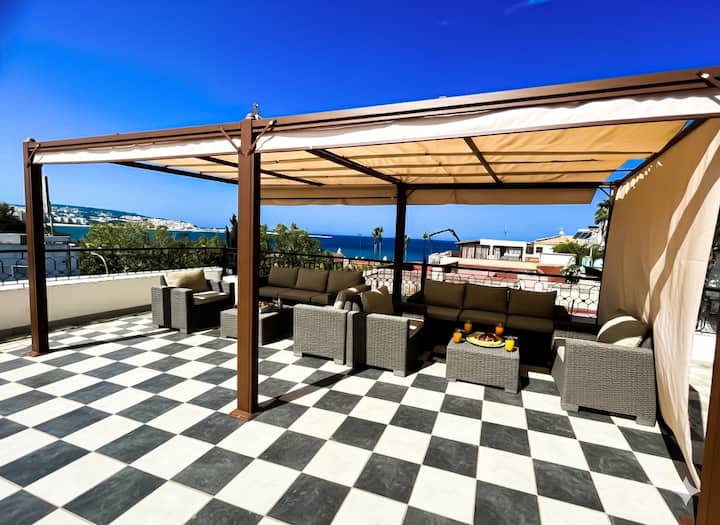 Villa Rooftop - Plages à 300m - Tangier, Morocco