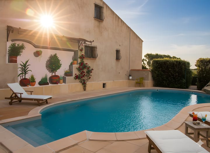 Mini Villa Studio Cosy 2 Pers 19 M² Piscine Clim - Corse-du-Sud