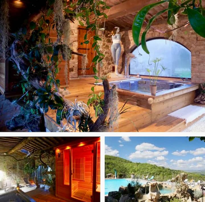 Appartamento Con Piscine E Spa Privata - Toskana