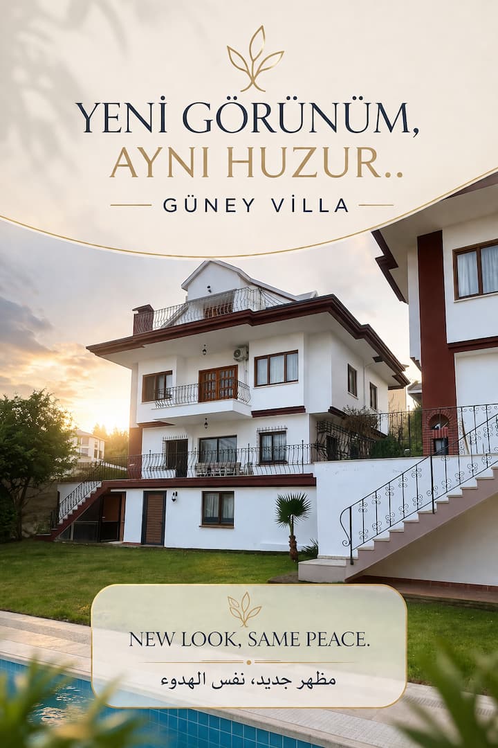 Güney Vi̇lla Deniz Manzara ÖZel Havuz 5 Oda 5 Klima - Trabzon