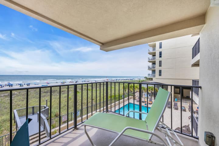 Face à L'océan Avec Vues Imprenables Et éQuipements à Profusion - North Myrtle Beach, SC