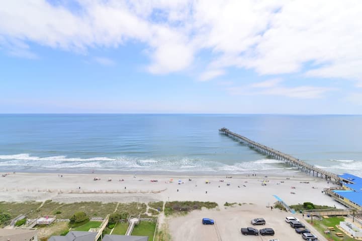 Prince Luxury Ocean View W Sky Pool Lazy River - Sunset Beach, NC