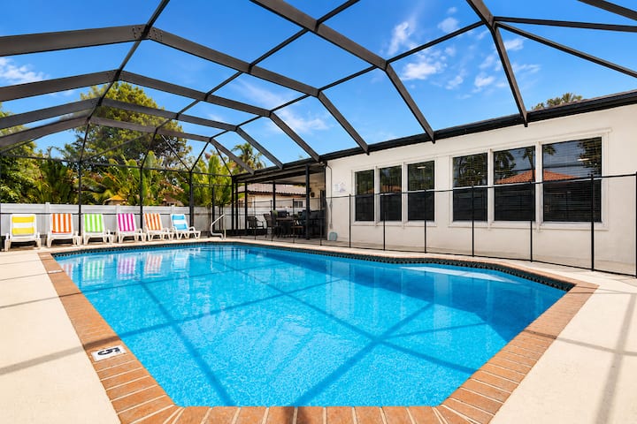 Deluxe 5br Villa Heated Pool Near Hollywood Beach - Hollywood, FL