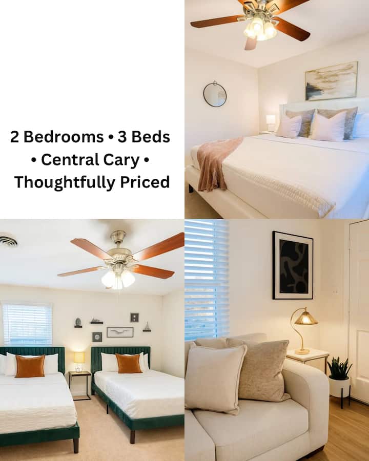 Near Downtown Cary: 3 Beds | Seasonal Pool - Raleigh, NC