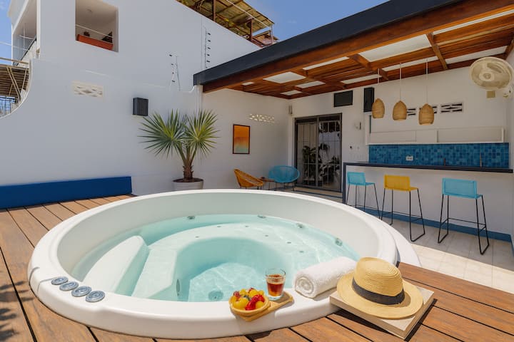 Santa Marta: Rooftop Terrace & Private Jacuzzi - Santa Marta