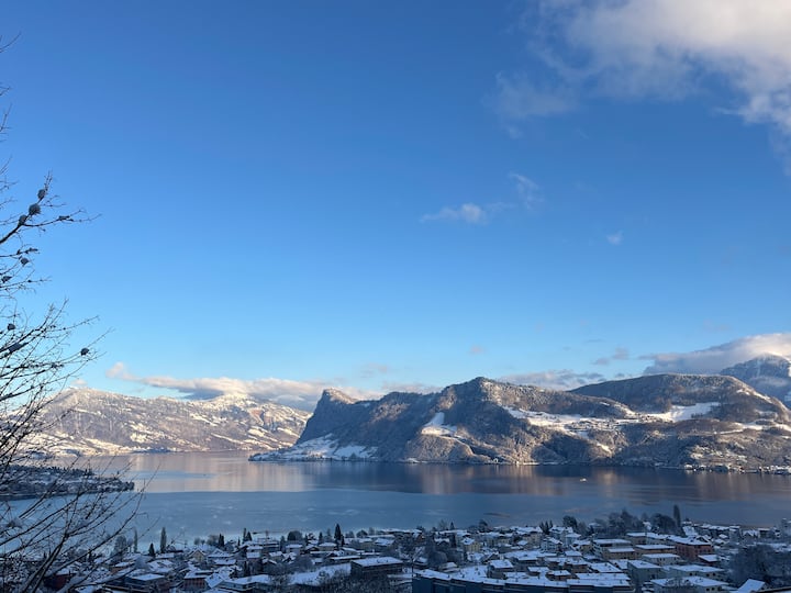 The View 39 - Wohnung Mit Blick Auf See Und Berge - Stans