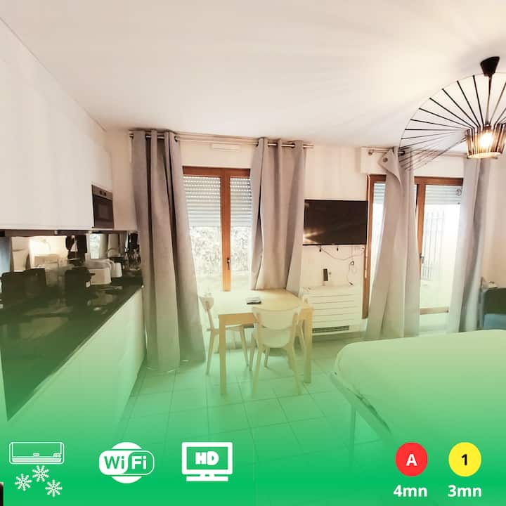 2-top Studio Cosy  Terrasse Centre Rer Métro1 - Vincennes