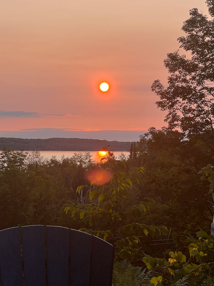 Torch Lake Views: Spacious Family Retreat - Torch Lake, MI