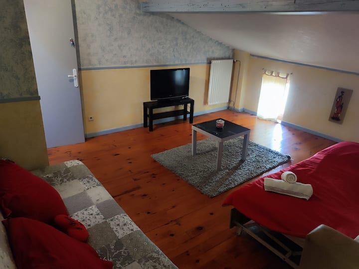 Loue Gde Chambre 1 Pers Dans Maison De Ville - Chasse-sur-Rhône