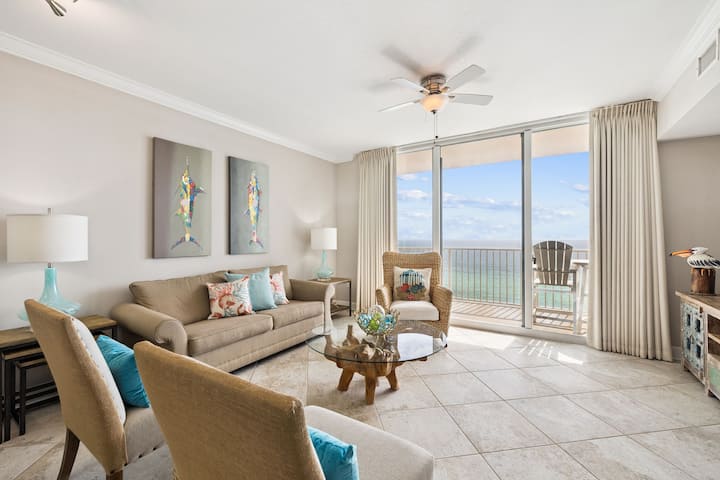 King Mast On Ocean,2 Ba,  Free Bch Chairs, Pier Pk - Panama City Beach, FL