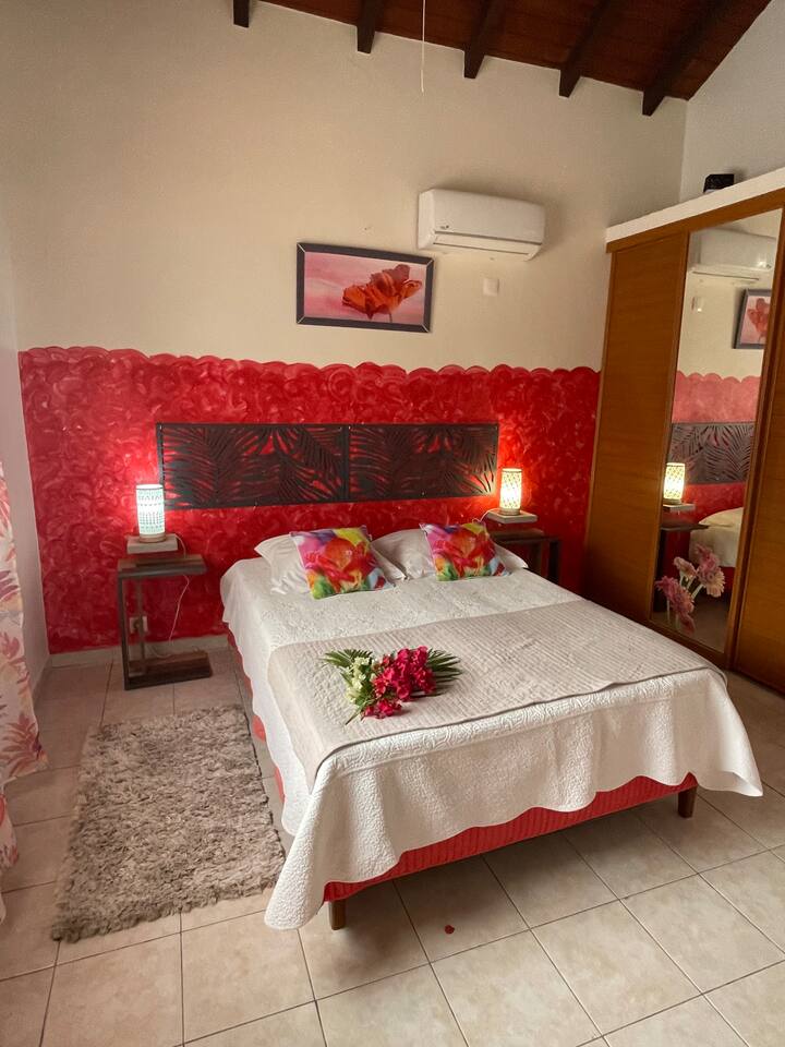 Logement Piscine Privé Bougainvillier - Saint-François