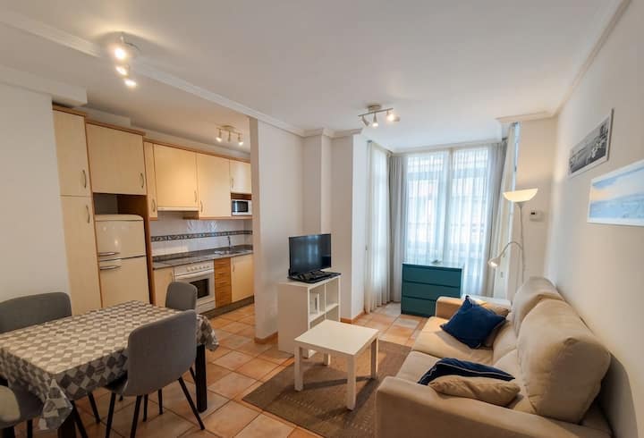 Apartamento Luminoso En Centro, Playa Orzán - Cambre
