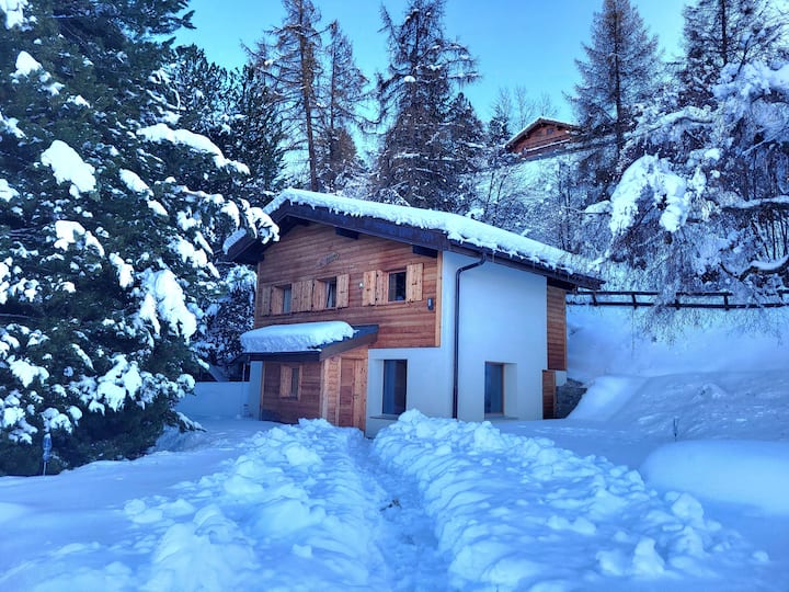 Chalet Authentique - Vue Imprenable - Parc Gratuit - Nendaz
