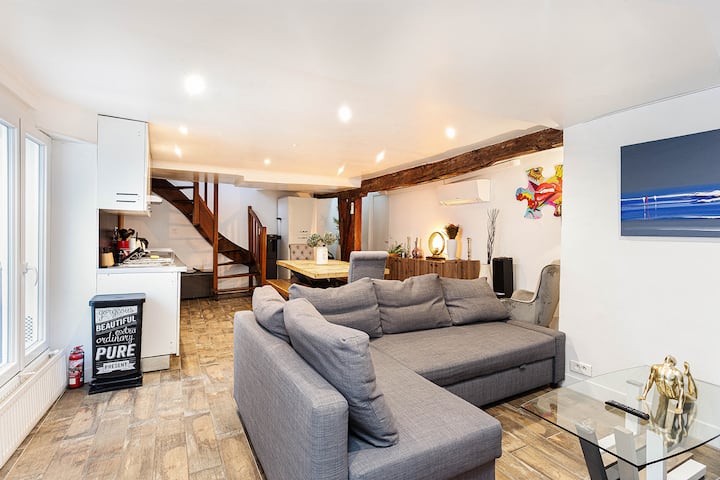 Rooftop Paris · Vue Eiffel · Terrasse 130m² - Asnières-sur-Seine