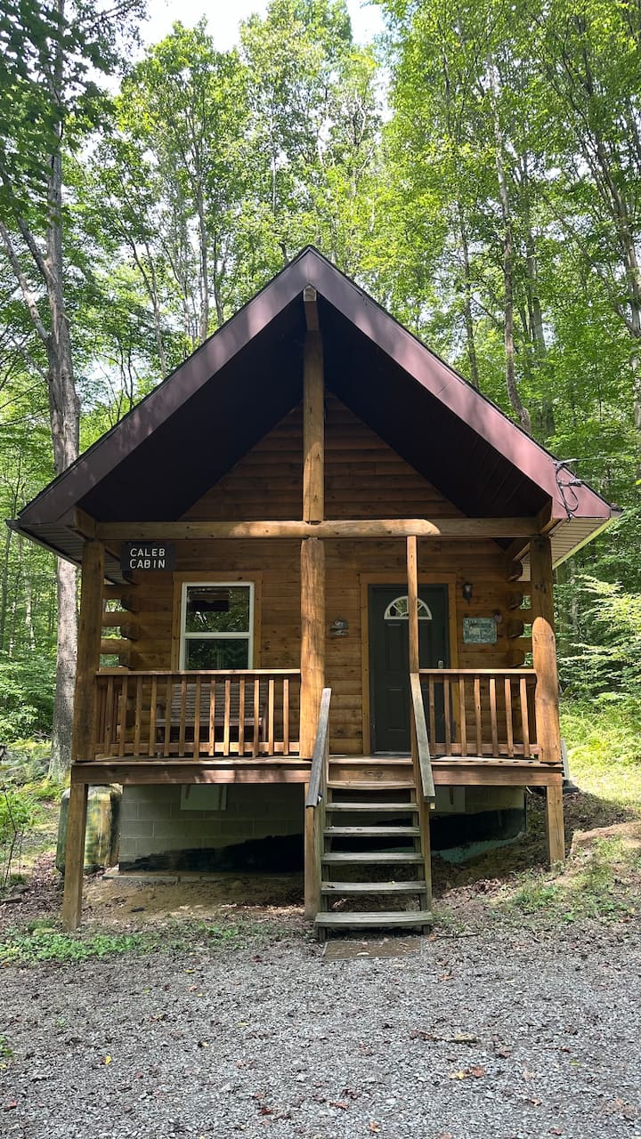 Caleb Cabin By A Creek - Coopers Rock State Forest, Bruceton Mills