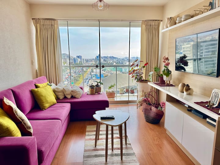 Habitación En Surco + Vista A Ciudad + Wifi 400 Mb - Peru