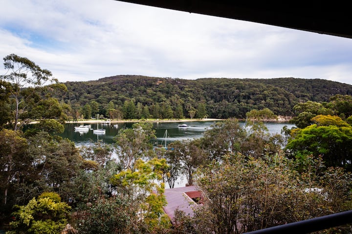 Water, Trees, Sky And A House On The Rocks. - Scotland Island