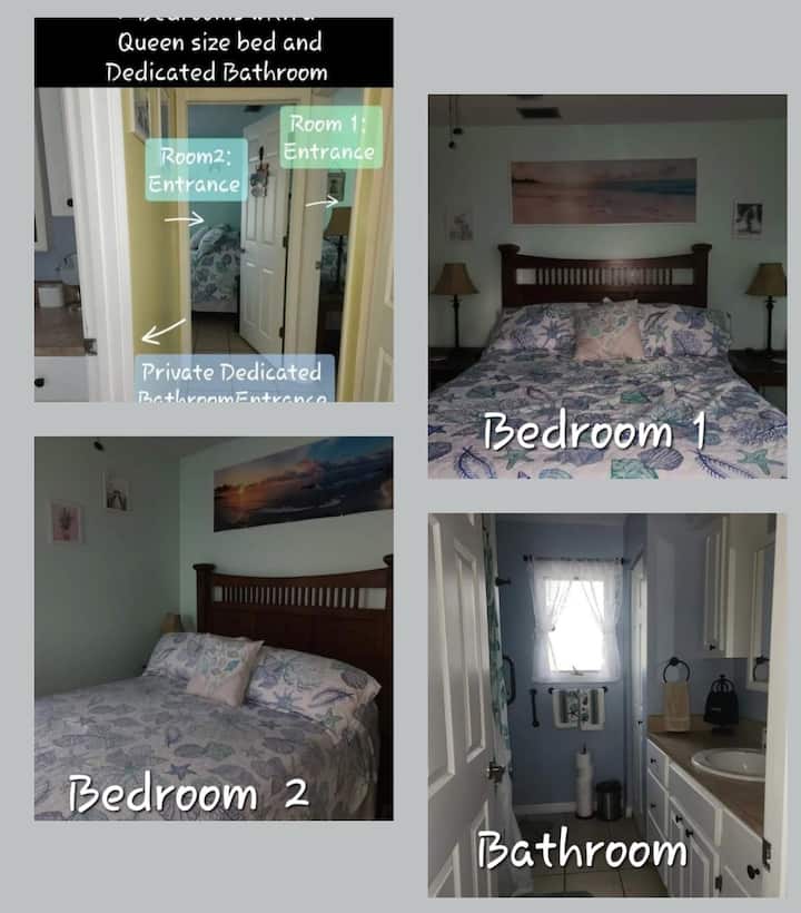 Two Bedrooms & Dedicated Bath Pet Friendly <35 Lbs - Daytona Beach, FL