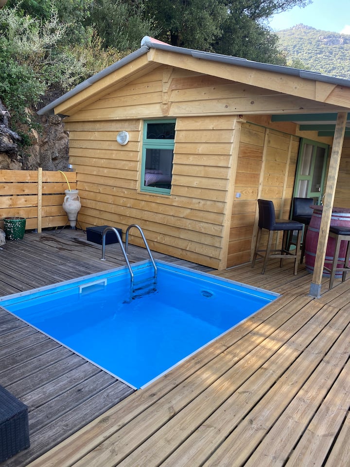 Chalet Stella 80m2 Terrasse Avec Vue Panoramique - Olmeto
