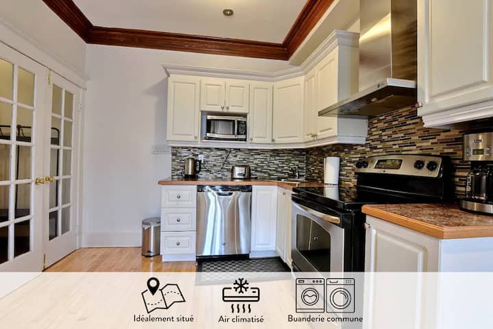 Spacieux & Cozy | Plateau | Wifi | Smart Tv | Ac - Montreal