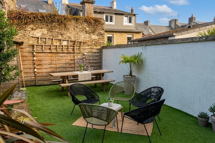 Sur Le Port Avec Terrasse Privé - Cancale