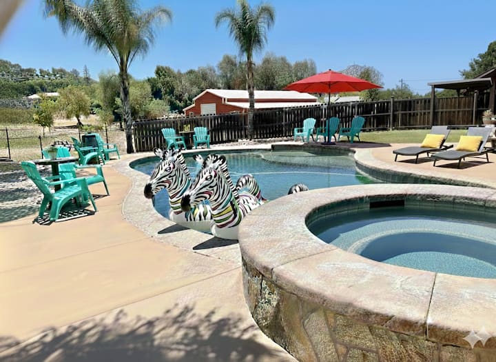 7 Br Ranch Estate • Heated Pool • Farm Experience - San Diego, CA