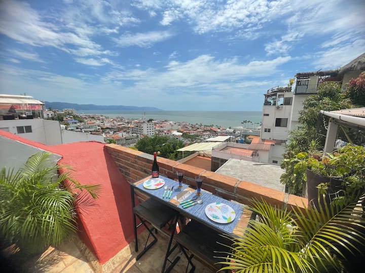 Casa Típica Vallartence Con Vistas Al Mar - Puerto Vallarta