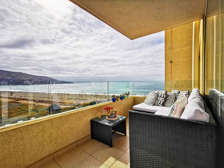 Papudo Laguna, Gran Vista, Primera Linea Al Mar - Papudo