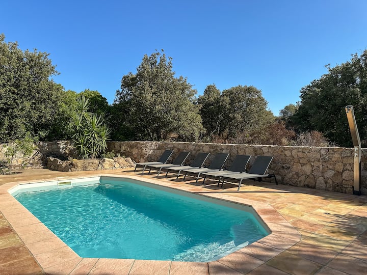 Villa 6 Personnes Avec Piscine Privée Chauffée - L'Île-Rousse