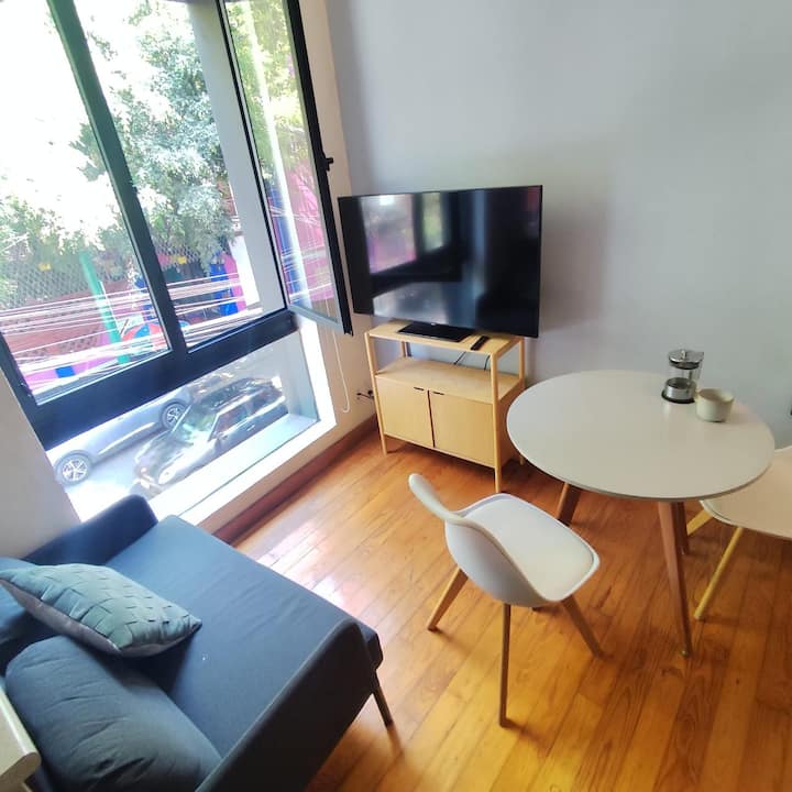 Heart Of Coyoacán Miniloft | Beatiful & Cozy - Mexico City