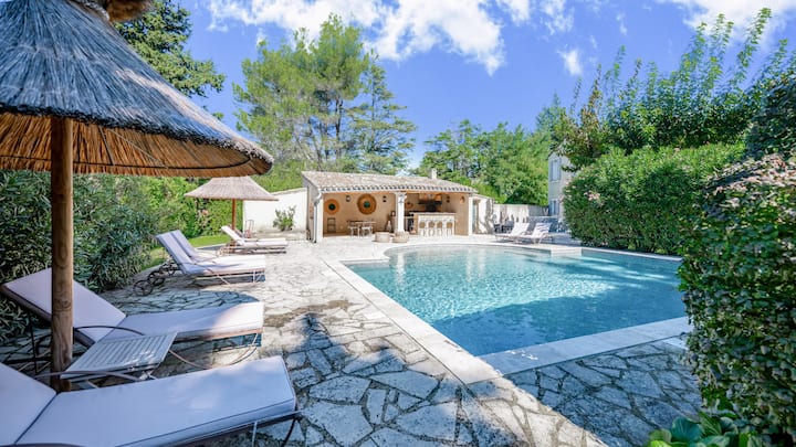 Mas D'exception Proche Alpilles - Pétanque Jacuzzi - Le Thor