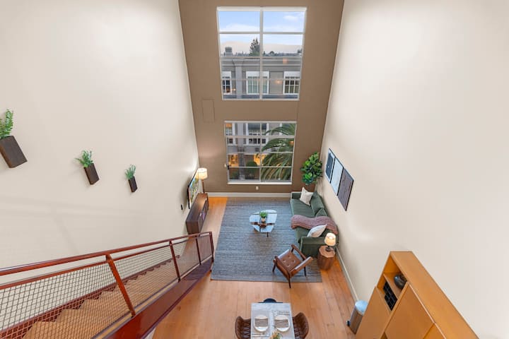 Modern Luxury 2br/2fl Loft Overlooking Santana Row - San Jose