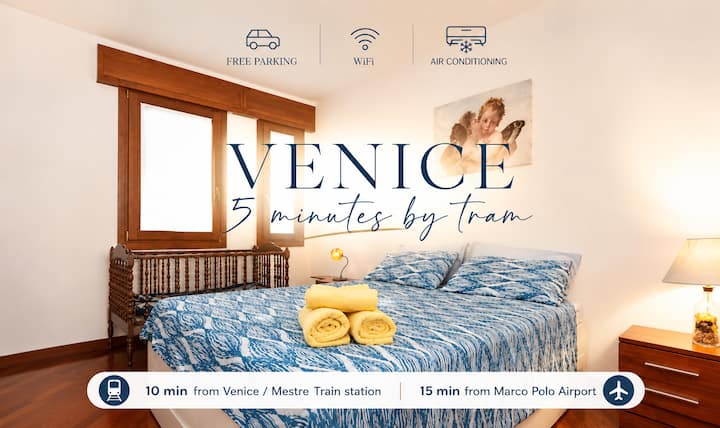 [Venezia 5 Min Tram] Free Parking - Free Wi-fi - Wenecja