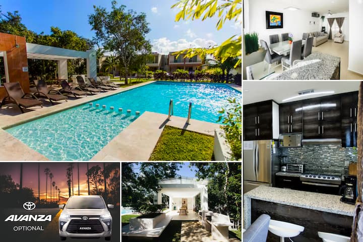 Luxury House W/car. 7 Min From Beach - Playa del Carmen