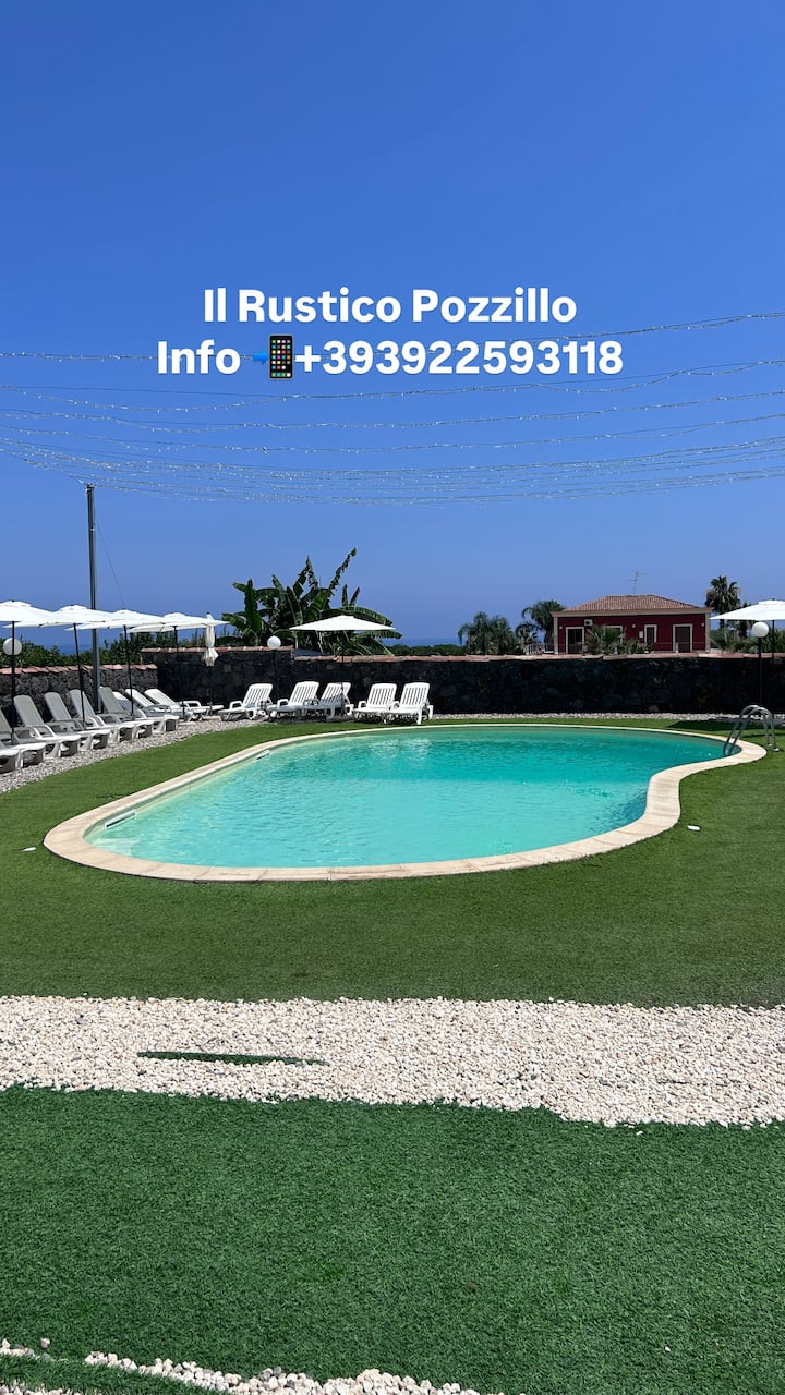 Villa Il Rustico Pozzillo Con Piscina - Acireale