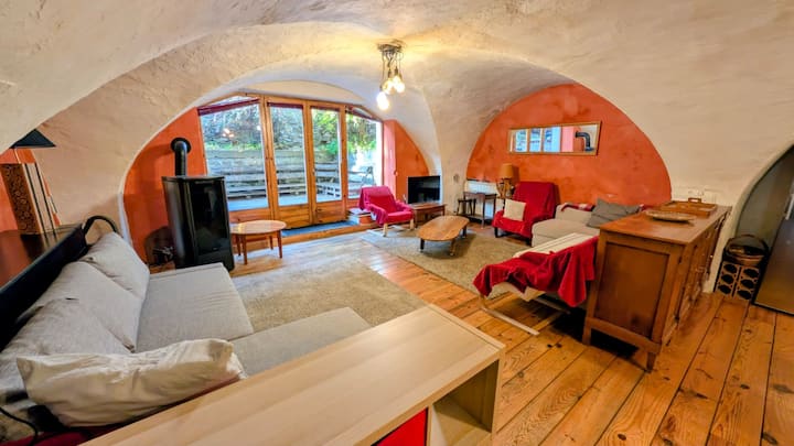 Grande Maison De Village Avec Jardin à Monêtier - Névache