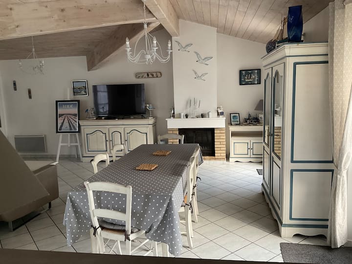 Maison De Standing Décorée Style Rethais Wifi - Île de Ré