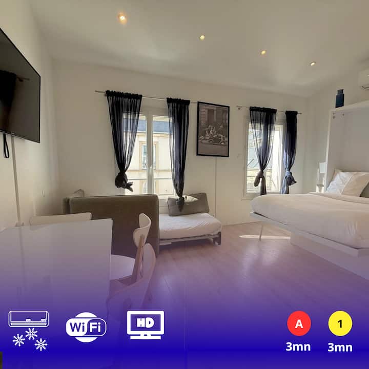 86-top Appart Centre+rer+métro+parc Floral+chateau - Montreuil