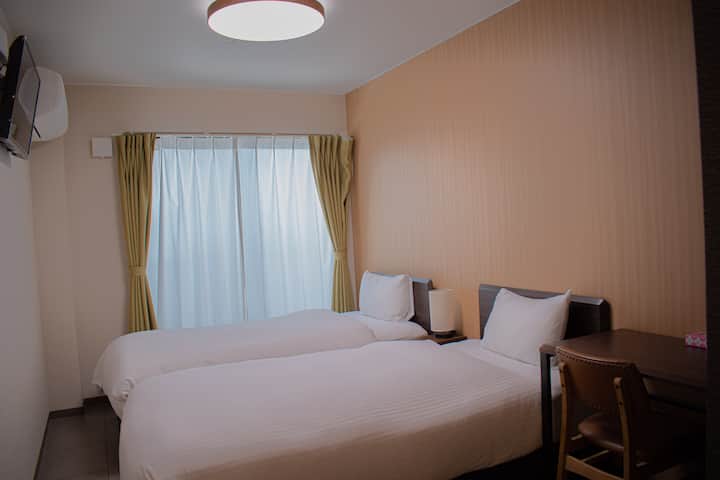 Largetwin Room/private Bath/wifi/shared Kitchen201 - Kyoto