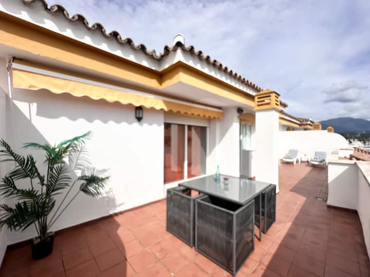 Penthouse Sunny Large Balcony-views•quiet•full A/c - Puerto Banús