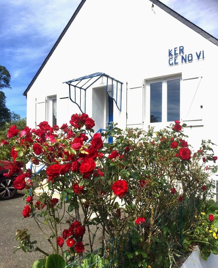 Maison Familiale Avec Jardin : Plages 5 Mn à Pied! - Bretagne