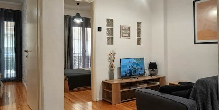 Near The Waterfront 2br Flat | 1gbps Wifi - Thessaloniki