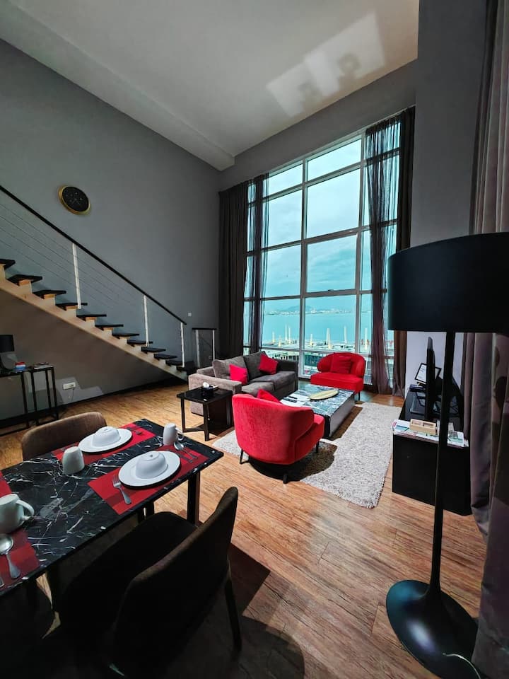 Entire Duplex Condominium: Penang


Max 6 Guests

2 Bedrooms, 2 Bathrooms

1 Masterbed With Enquire Bathroom

2 Single Twin Bedded

1 Sofa Bed

1 Bathroom On Ground Floor Of Duplex



Beautiful Duplex Suites Located In The Heart Of Maritim - Penang