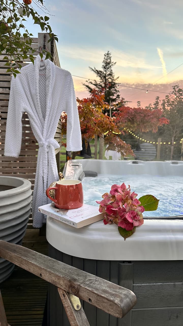 Angleseyscandicabin Sauna•hottub•ice Bath•woodstov - North Wales