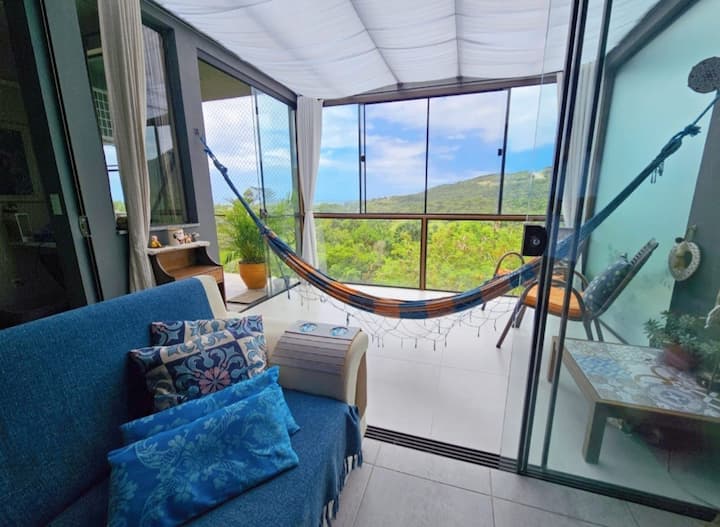 Refúgio Em Casa De Praia Com Vista Espetacular - Garopaba