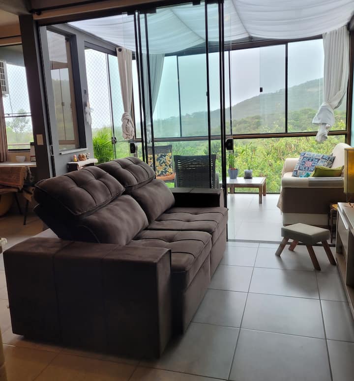 Refúgio Em Casa De Praia Com Vista Espetacular - Garopaba