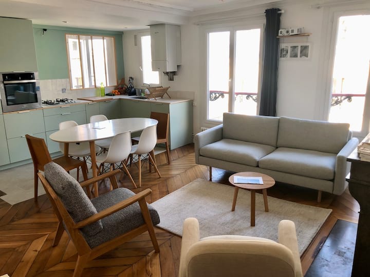 65m² - T3 Haussmannien Dans Quartier Branché - París