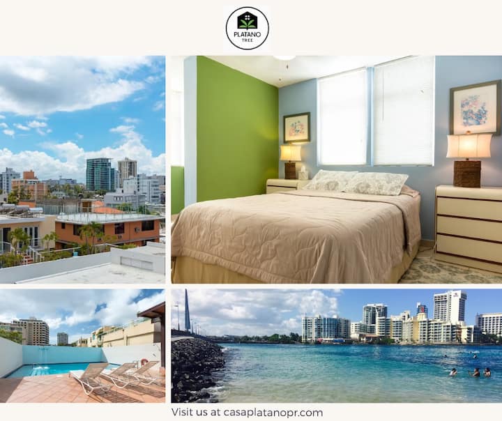 1br Oasis: Ashford Ave, Pool, 3-min Walk To Beach! - Puerto Rico