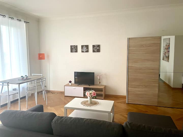 Grand Studio Meublé Au Centre - Lausanne