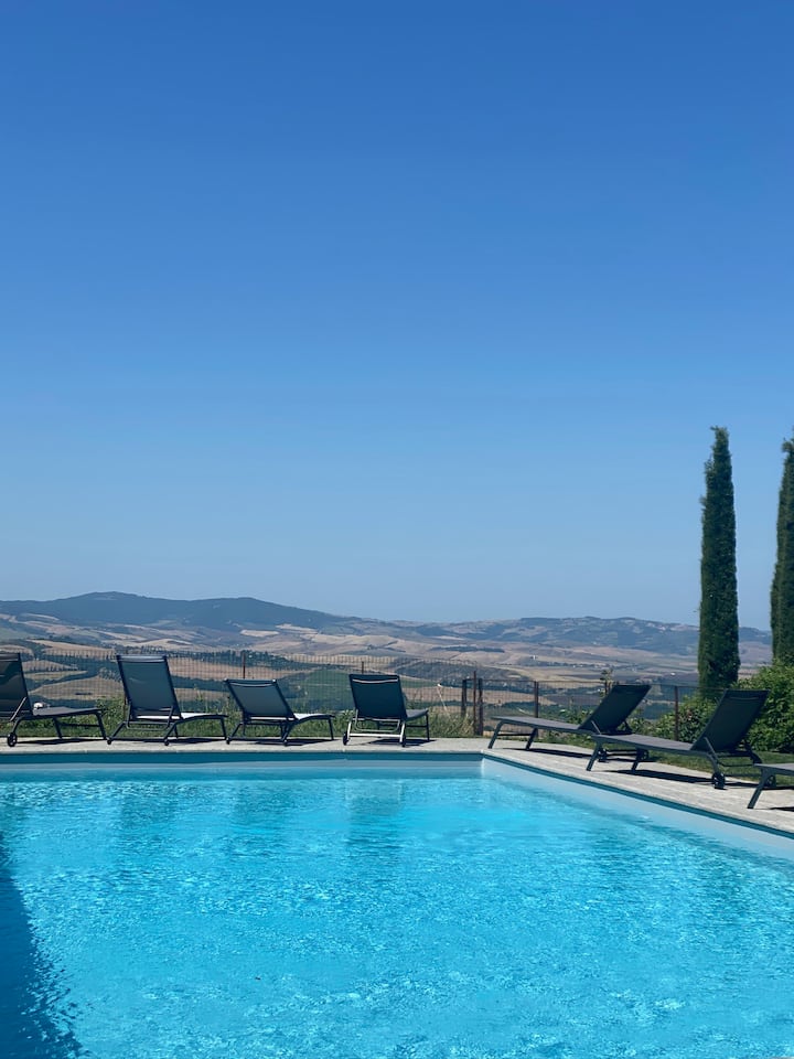 Spacious Apartment On Two Floors Podere I Prati - Montepulciano